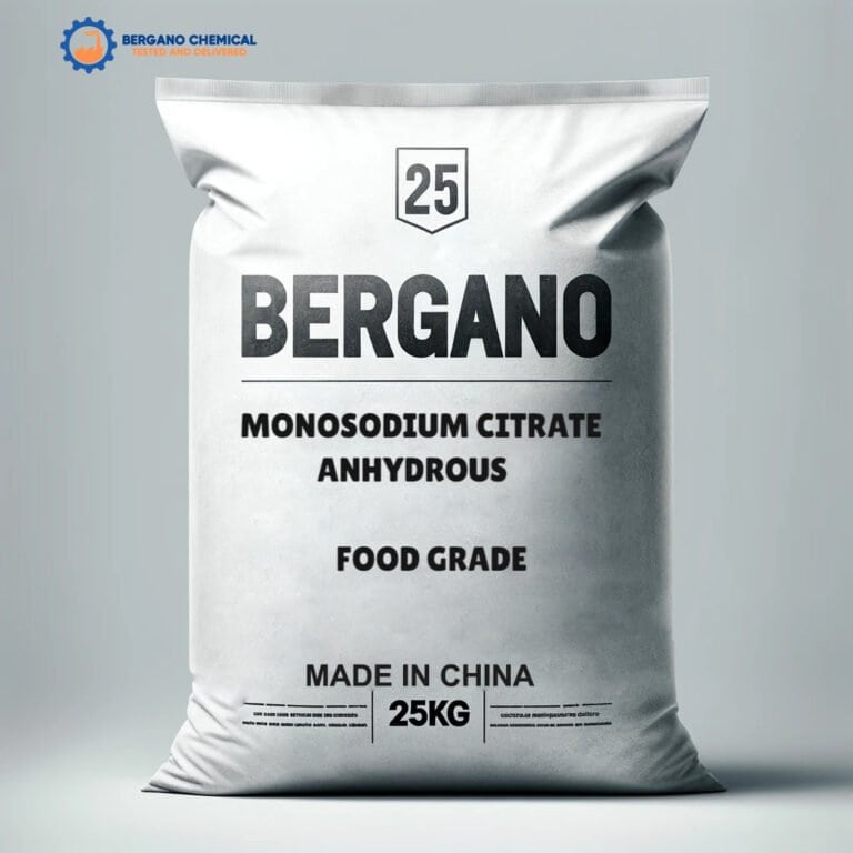 Monosodium Citrate Anhydrous CAS:18996-35-5 - Bergano Chemical ...